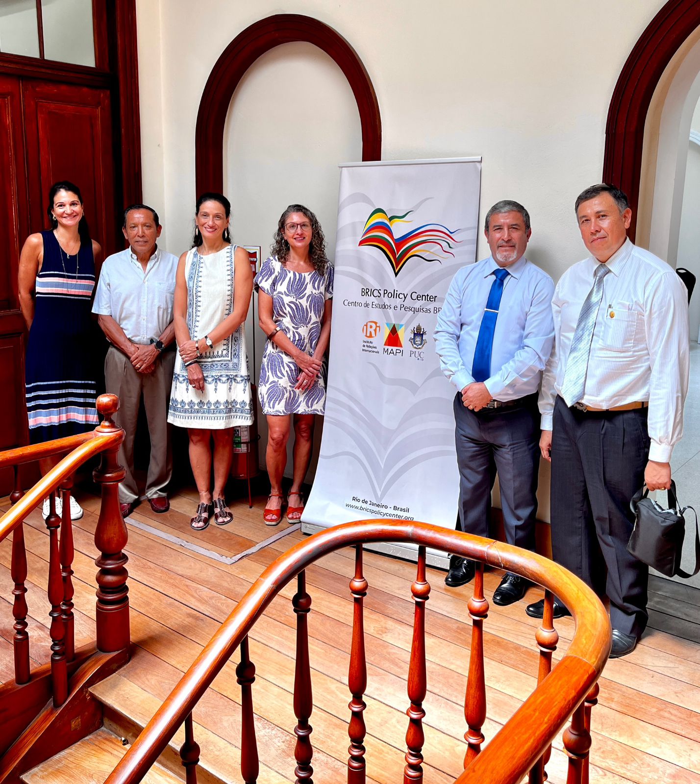 BPC receives delegation from Peru at PUC Rio and BRICS Policy Center - brq