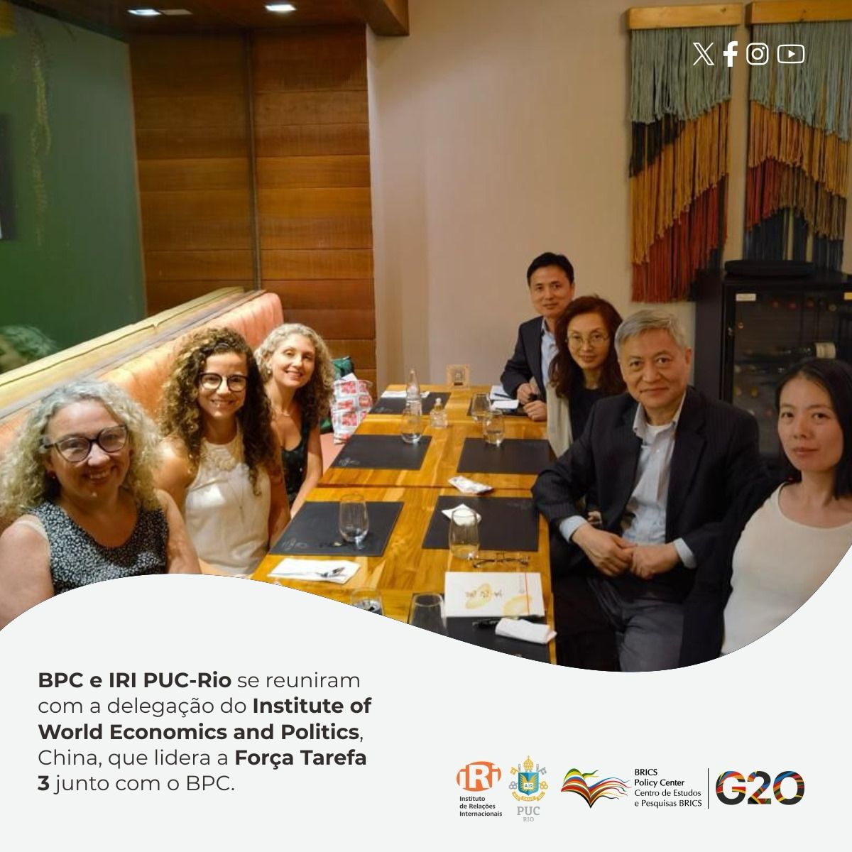 BPC and IRI PUC-Rio met with the delegation from the Institute of World ...