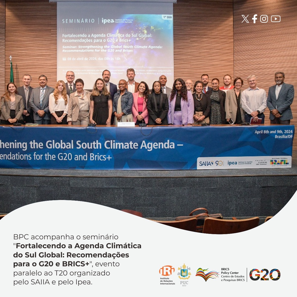 A Plataforma Socioambiental do BRICS Policy Center esteve presente no ...