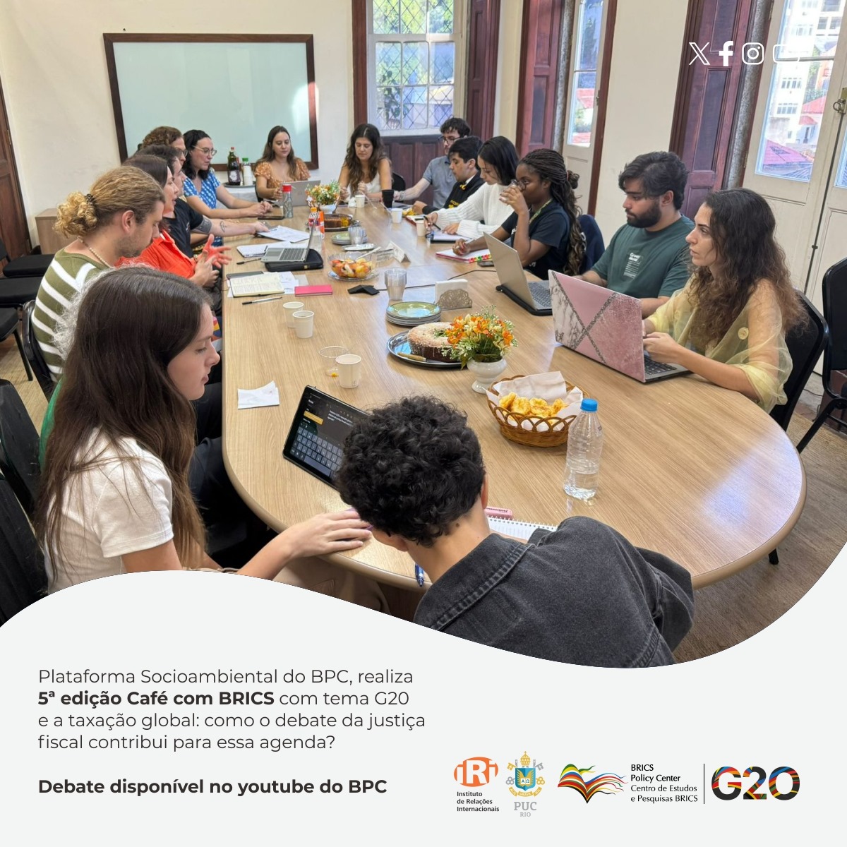 Plataforma Socioambiental do BPC, realiza 5ª edição Café com BRICS com ...