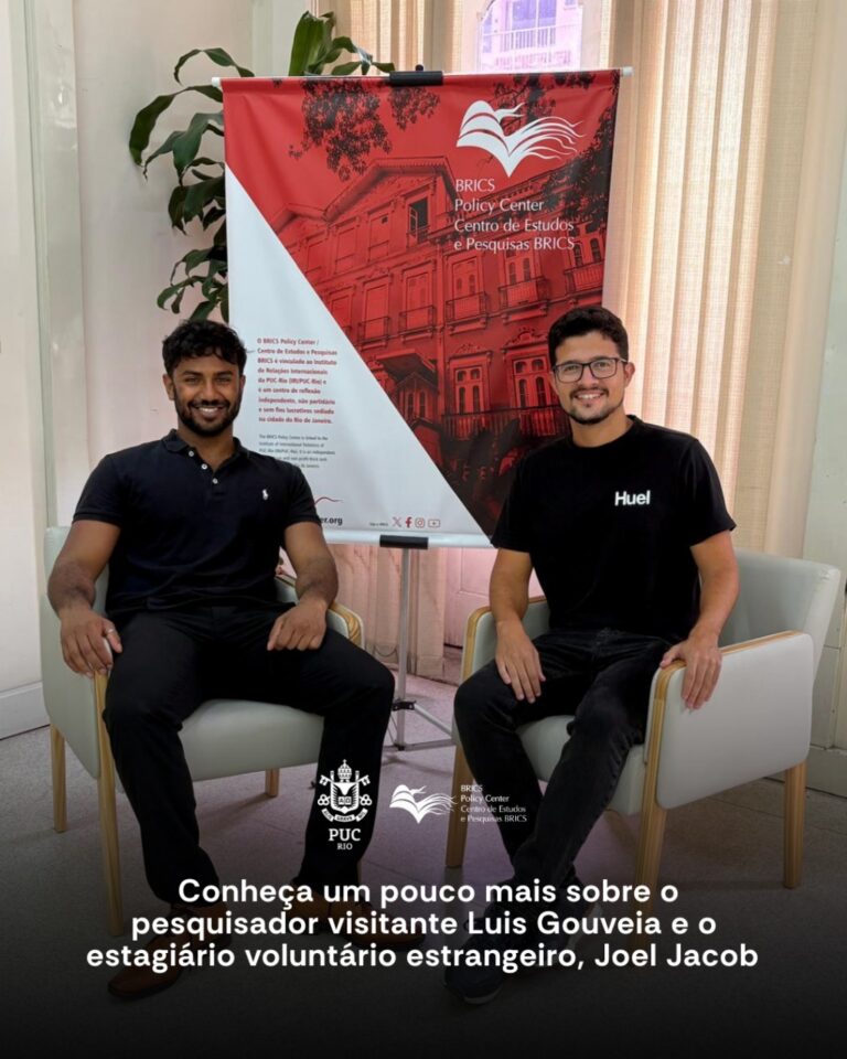 BRICS Policy Center/PUC-Rio welcomes researcher Luis Gouveia as a ...